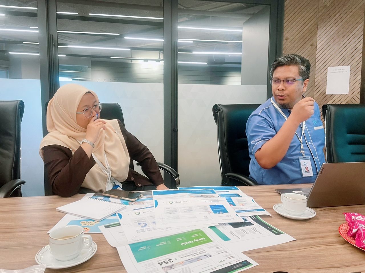 First day of auditing MS ISO/IEC 27001:2013 MPHuluSelangor by SIRIM QAS ...